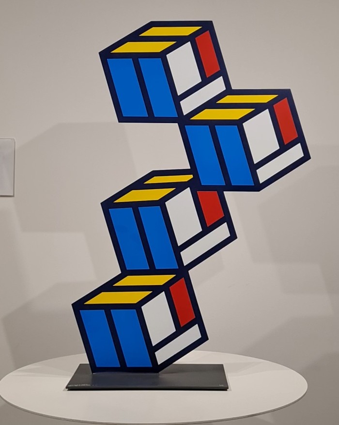 Homenaje a Mondrian 1 L - Aura Galerías