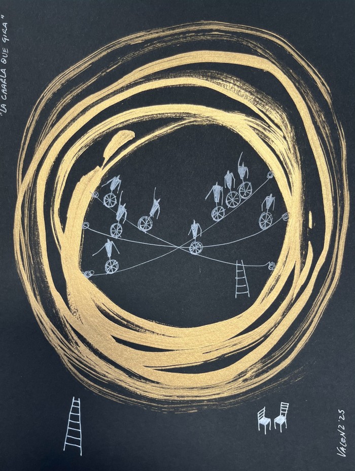 La Charla que gira - Aura Galerías